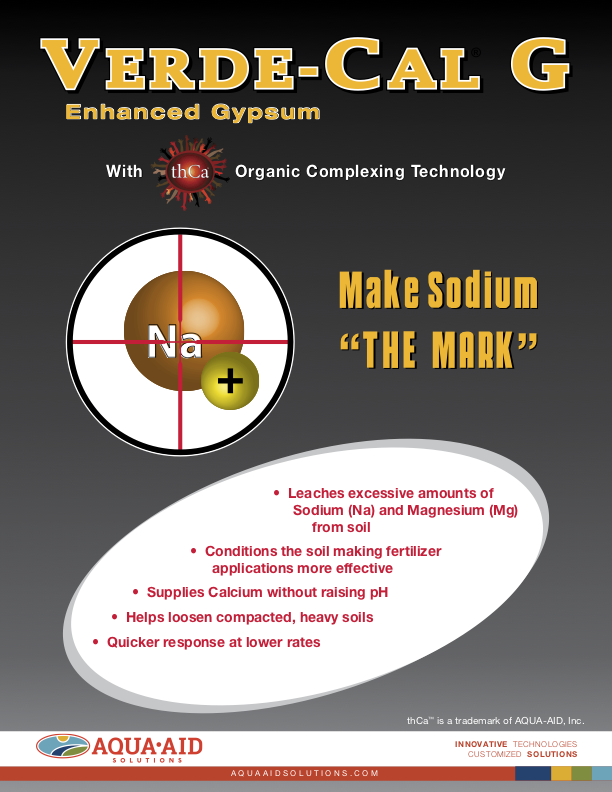 Verde-Cal G - Enhanced Gypsum - AQUA-AID Solutions